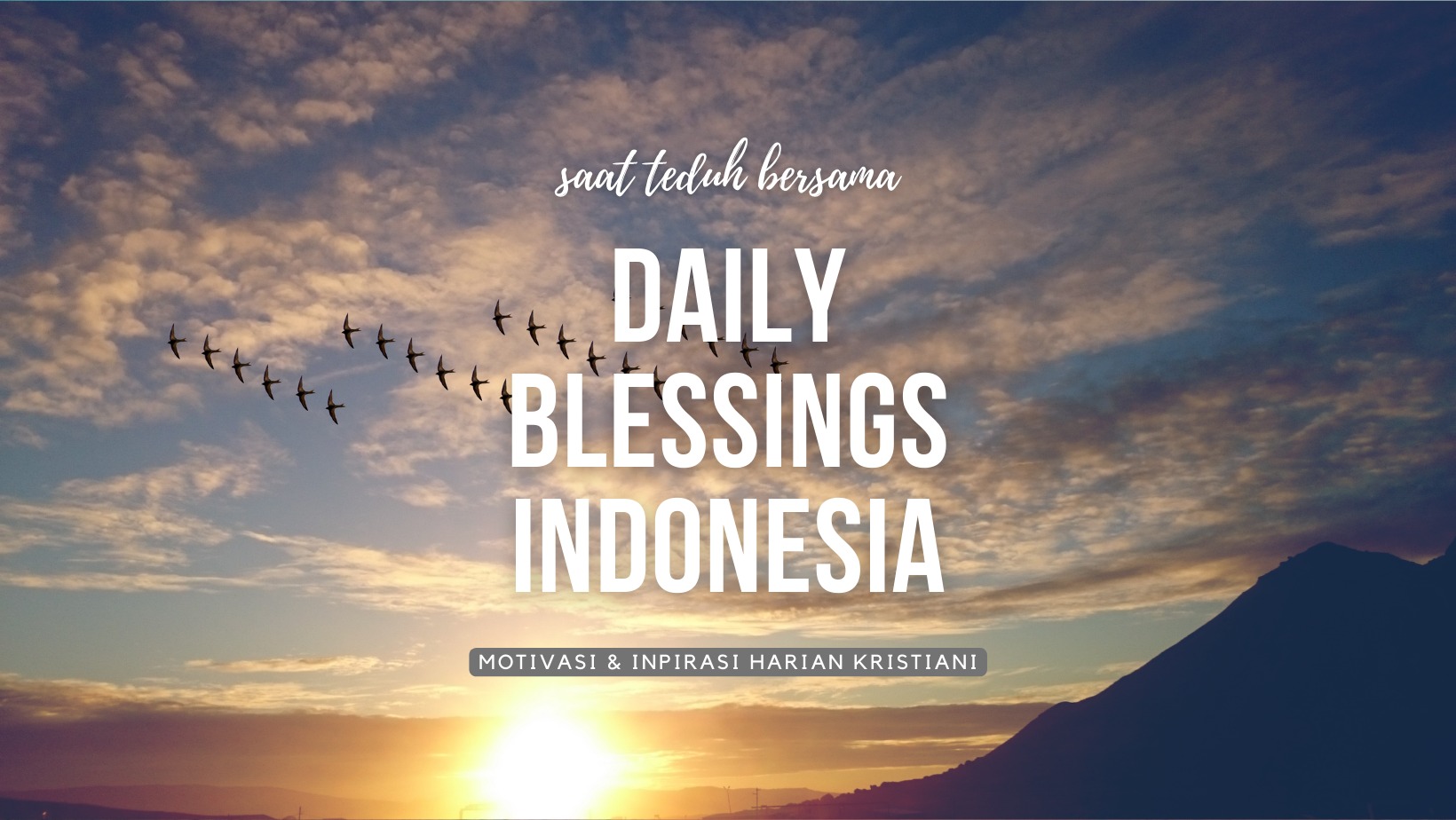 Renungan Harian Kristen - Daily Blessings Indonesia